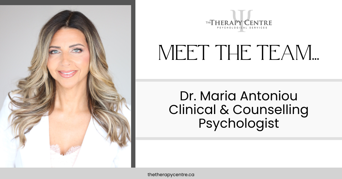Dr. Maria Antoniou, Clinical & Counselling Psychologist in Oakville